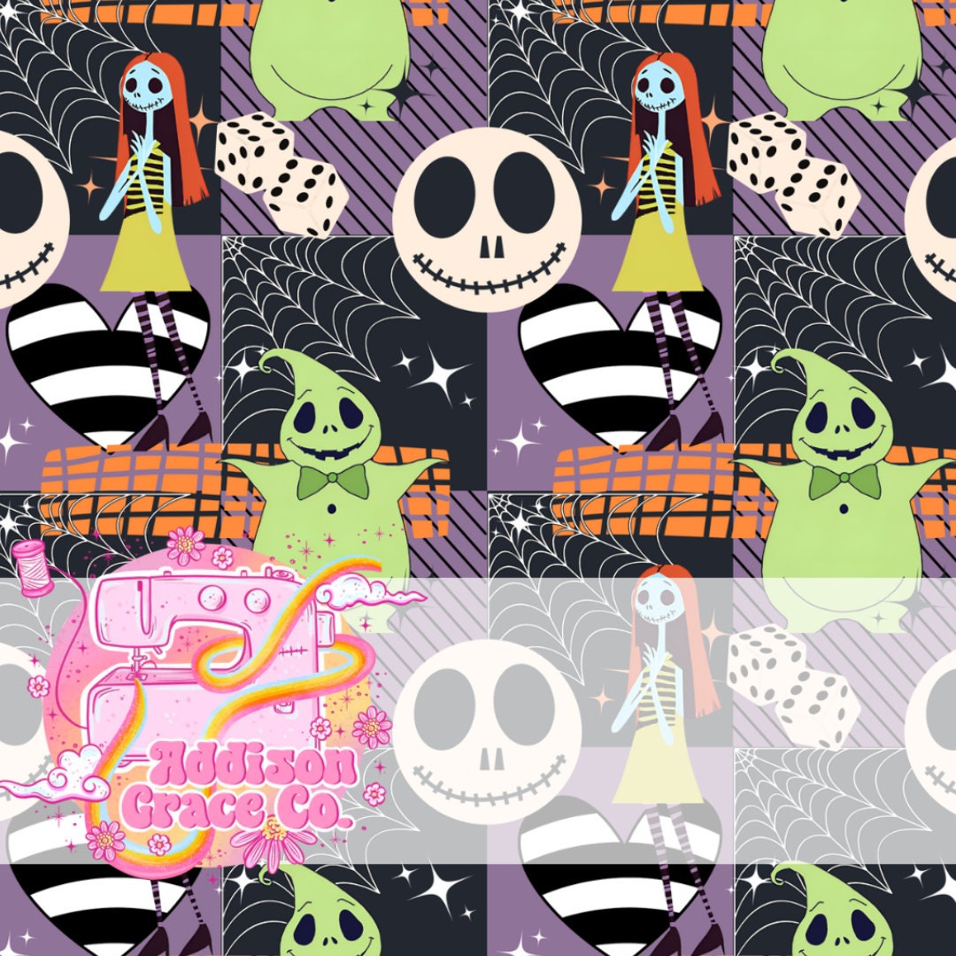Roll the Dice Boo-gie Seamless Fall Halloween Seamless Design by ...