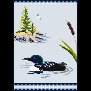 Loon Call - A Counted Cross Stitch Pattern - Etsy