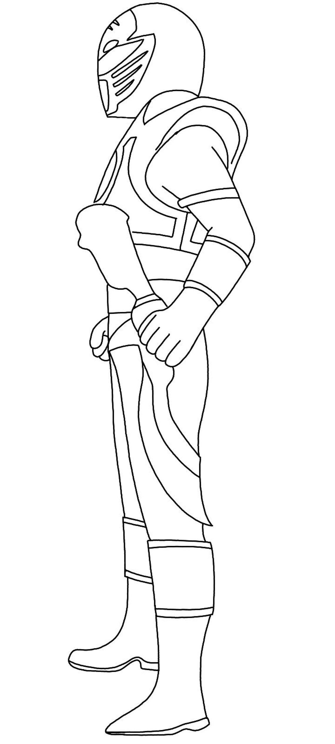 Mighty Morphin Power Rangers - White Ranger - 3D Pen or Clay Model Art ...