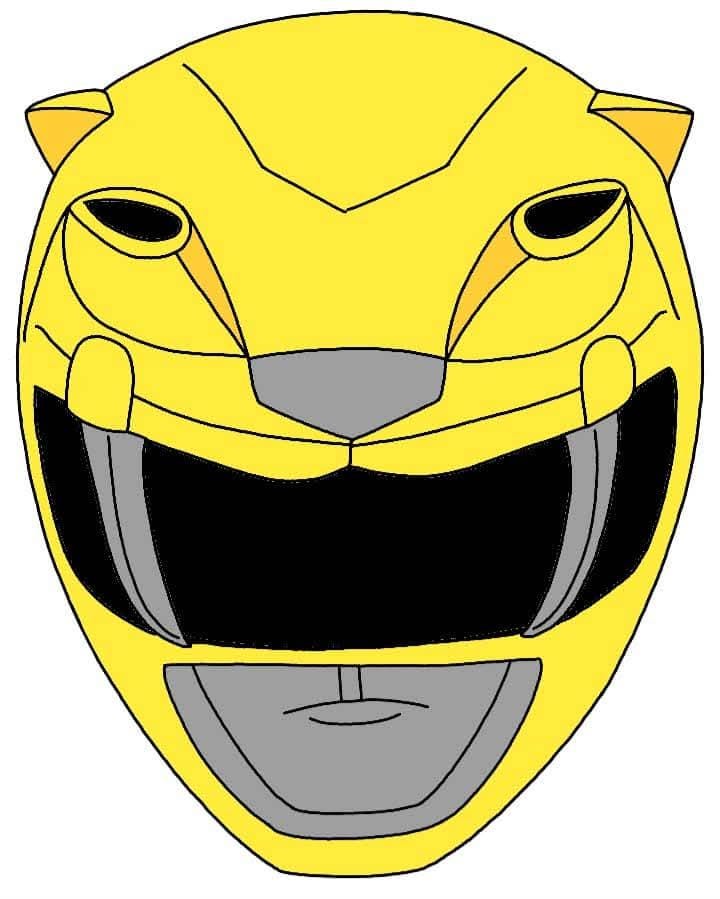 Mighty Morphin Power Rangers - Yellow Ranger - 3D Pen or Clay Model Art ...