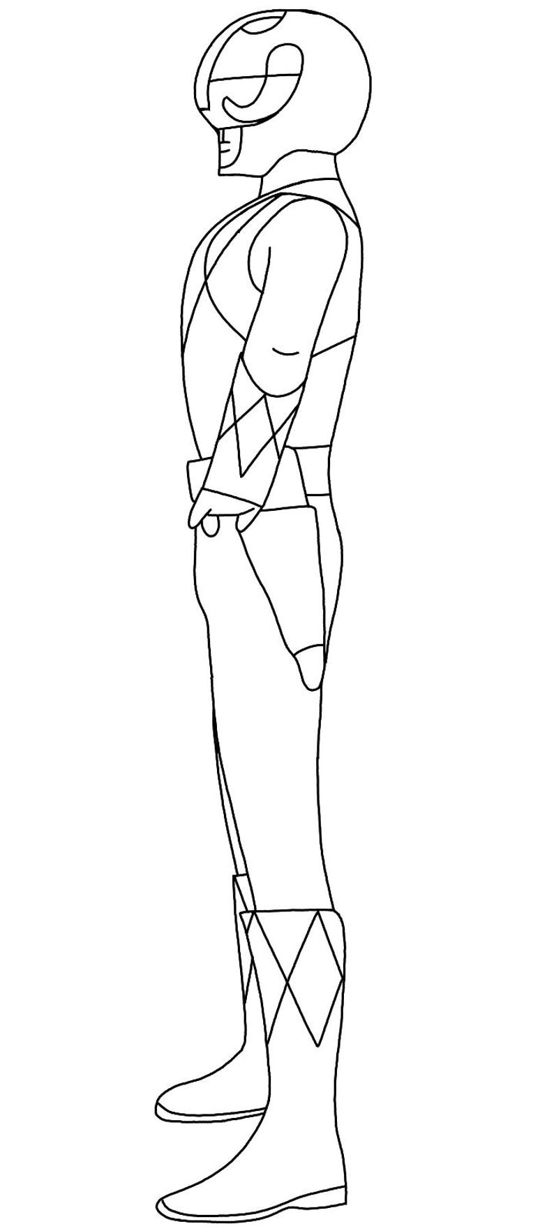 Mighty Morphin Power Rangers Black Ranger 3D Pen or Clay Model Art or ...