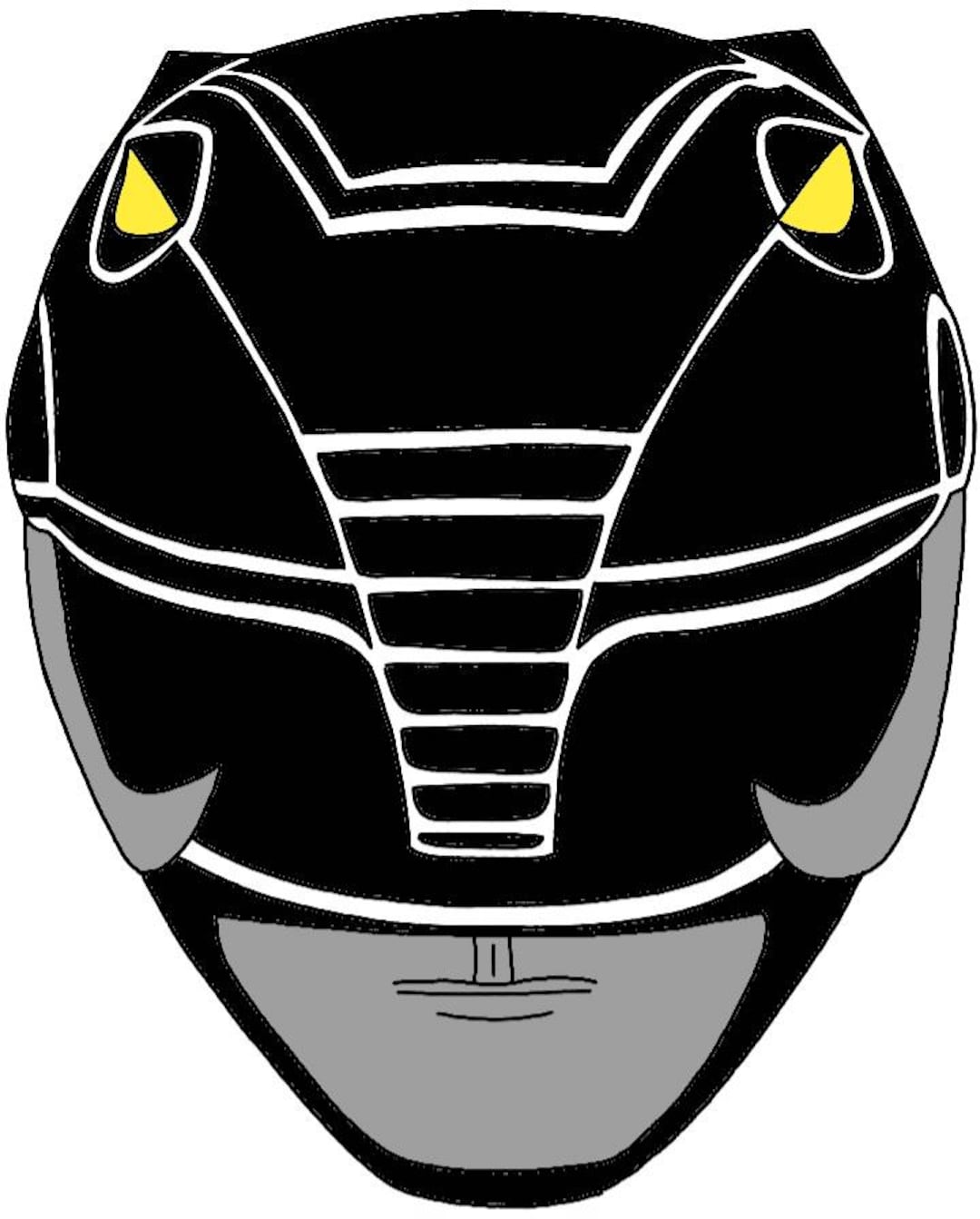 Mighty Morphin Power Rangers - Black Ranger - 3D Pen or Clay Model Art ...