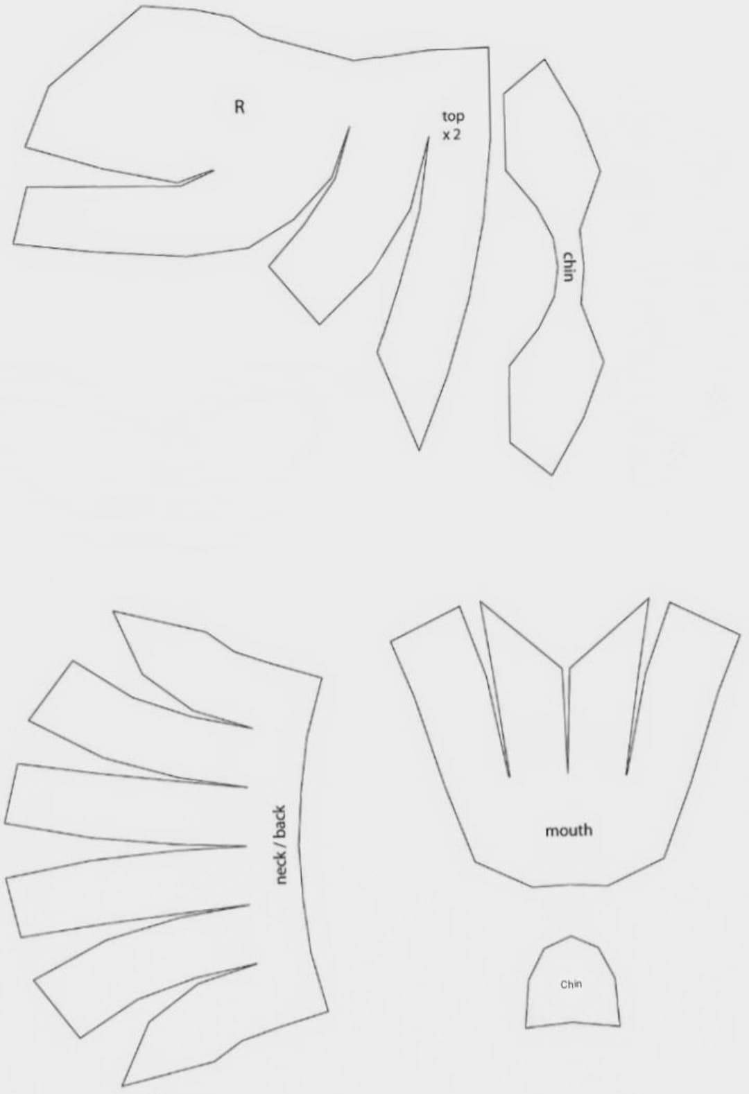 Power Rangers Cardboard Templates (6 Pieces) - Cardboard Pieces All Pre ...