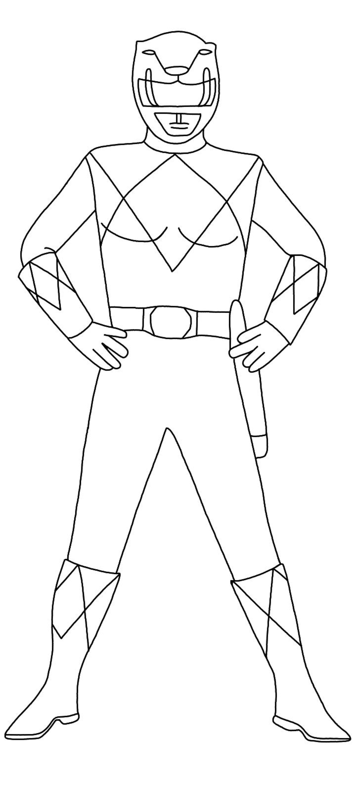 Mighty Morphin Power Rangers - Yellow Ranger - 3D Pen or Clay Model Art ...