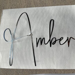 Custom Name Vinyl Decal | Personalized Glitter Stickers for Stanley Cup ...