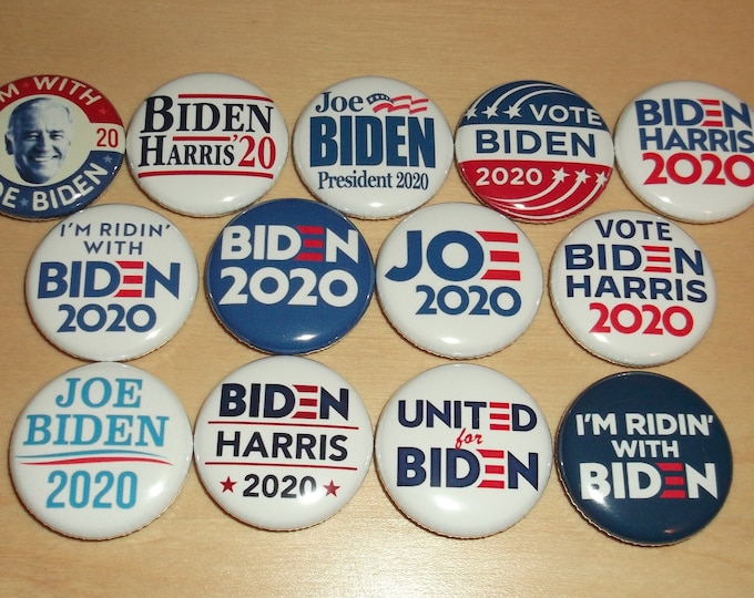 Joe Biden 2020 Kamala Harris Buttons Badges Pins Democrat Election ...
