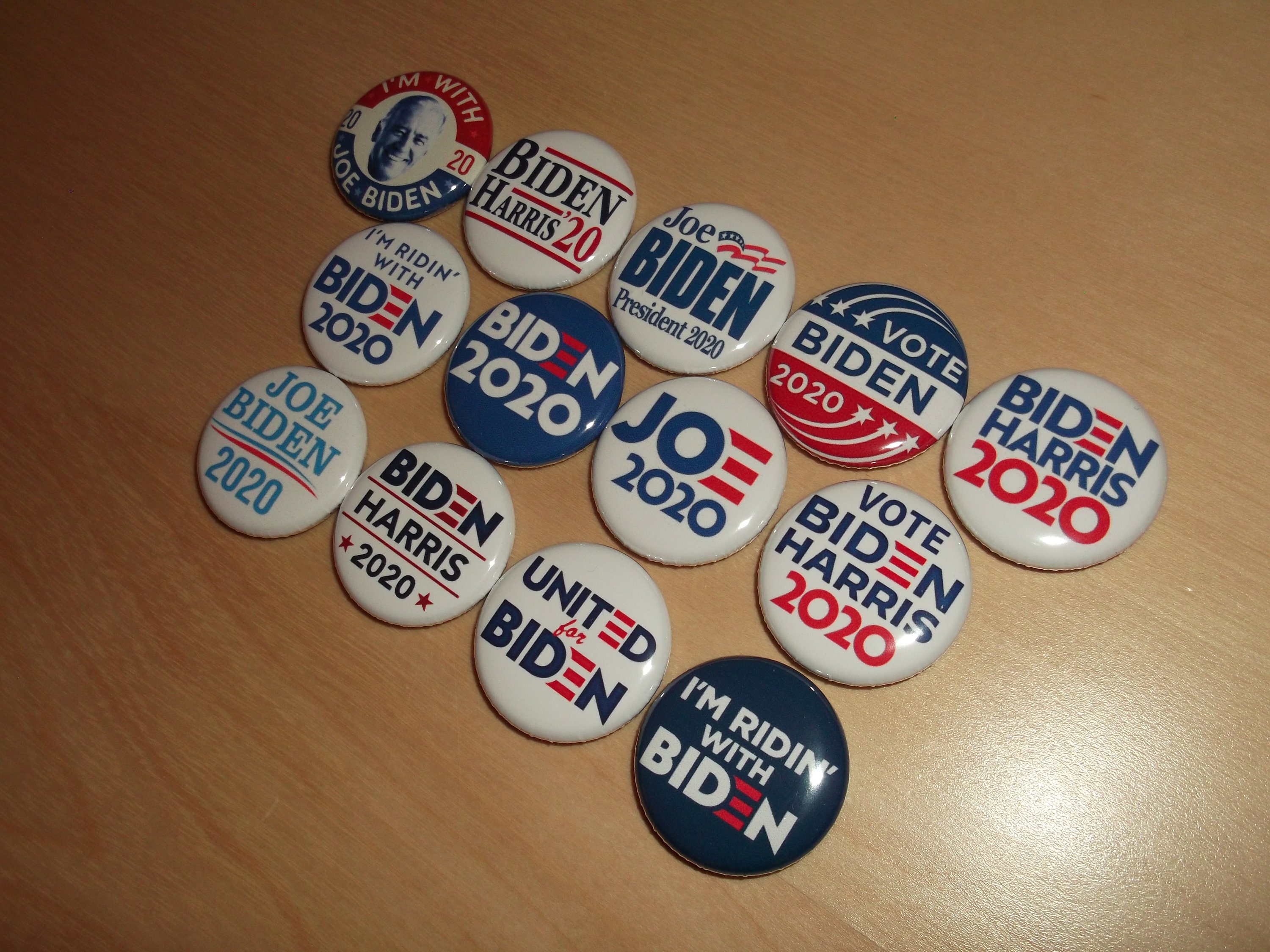 Joe Biden 2020 Kamala Harris Buttons Badges Pins Democrat Election ...