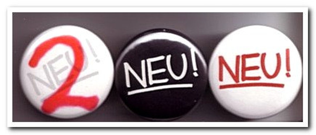NEU! Badges Buttons Pins Neu German Kraut Rock Kraftwerk - Etsy