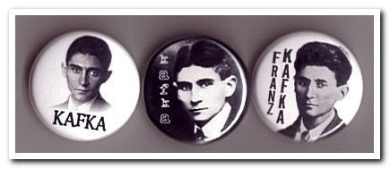 FRANZ KAFKA Buttons Pins Badges Existentialism the | Etsy