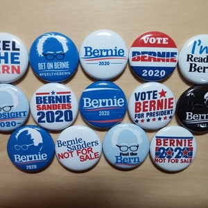 Bernie Sanders 2020 Campaign Buttons Badges Pins Democrat Election ...