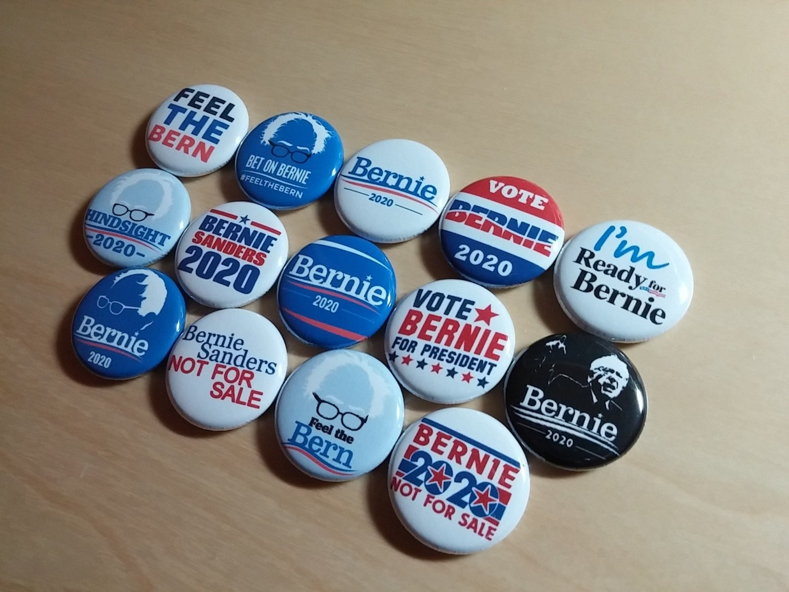 BERNIE SANDERS 2020 Campaign Buttons Badges Pins Democrat - Etsy