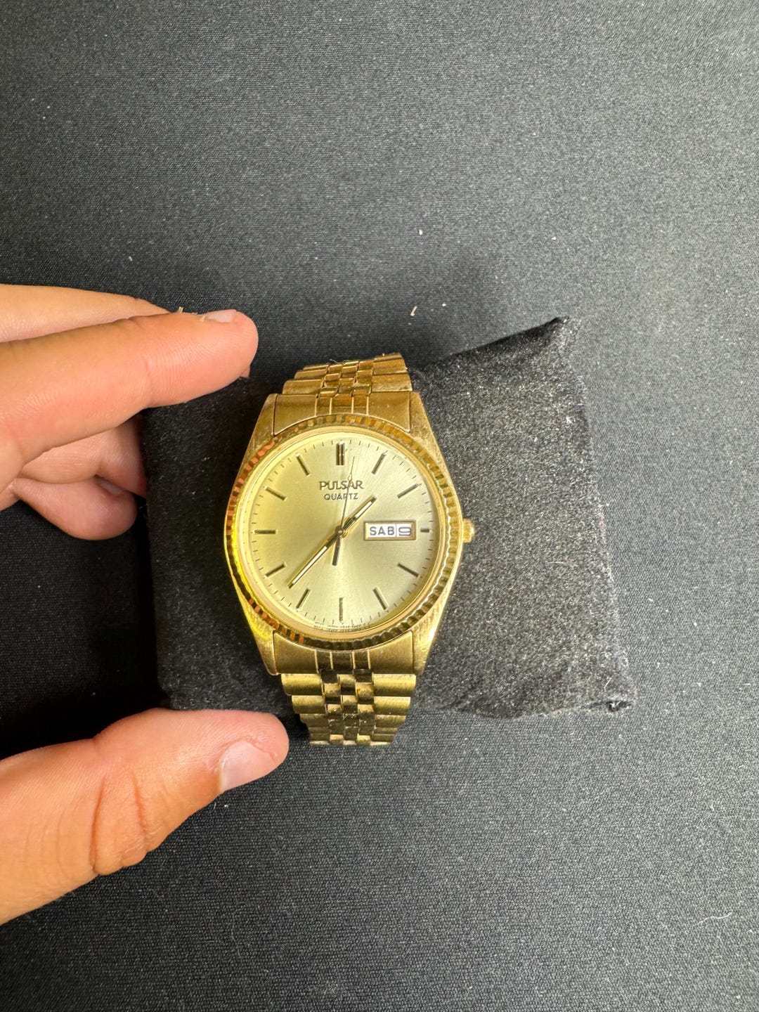 Vintage Mens Pulsar Quartz Watch Works - Etsy