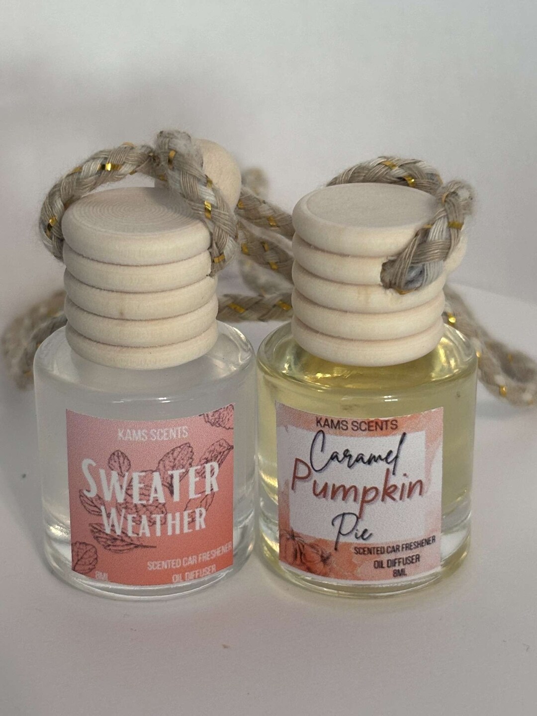 Fall Scented Hanging Car Oil Diffuser Bundle - Etsy