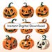 Halloween Clipart Pumpkin Clipart Jack O Lantern Halloween PNG Spooky ...