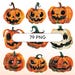 Halloween Clipart Pumpkin Clipart Jack O Lantern Halloween PNG Spooky ...