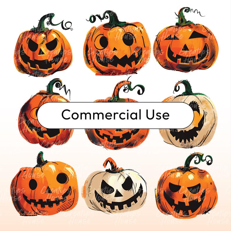Halloween Clipart Pumpkin Clipart Jack O Lantern Halloween PNG Spooky ...