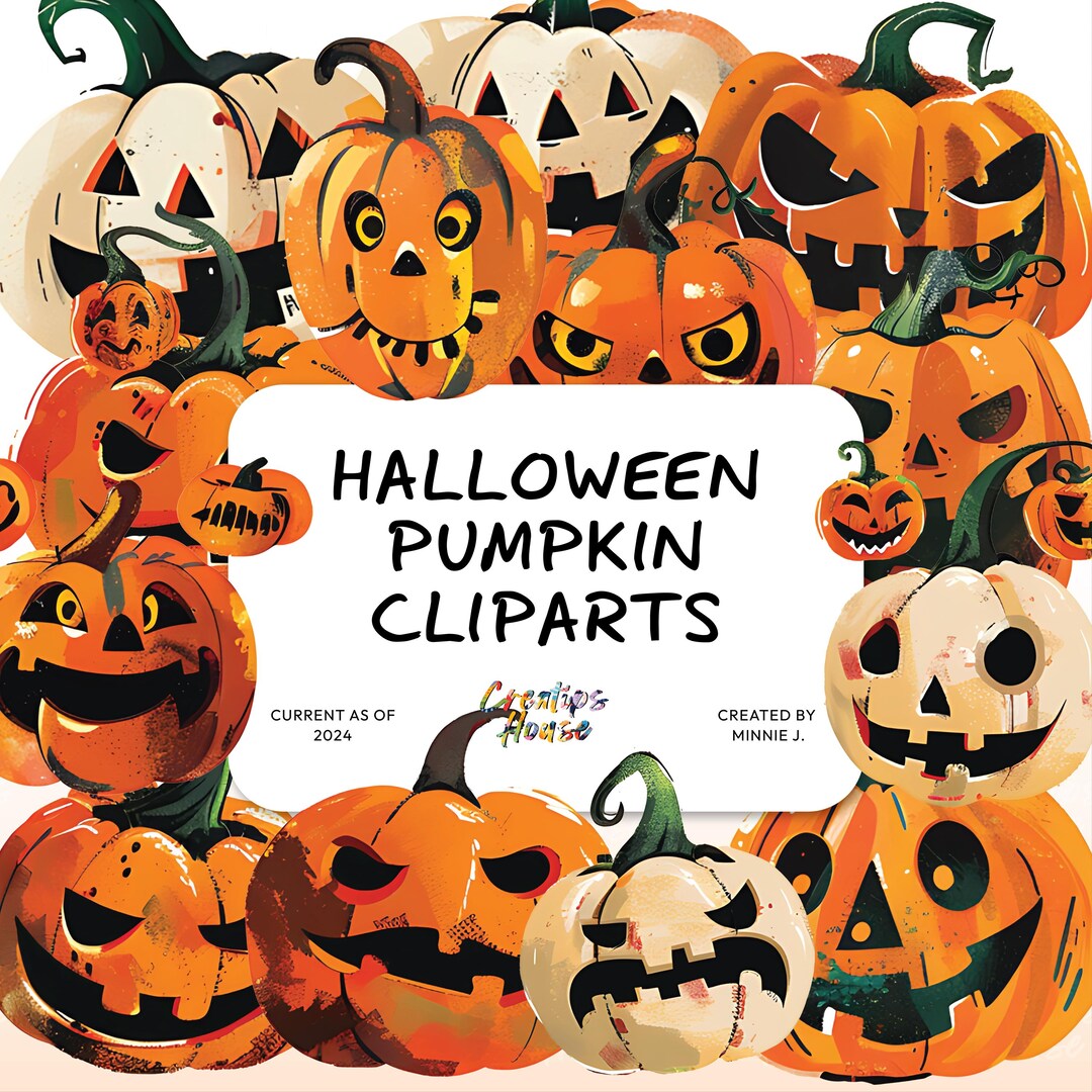 Halloween Clipart Pumpkin Clipart Jack O Lantern Halloween PNG Spooky ...