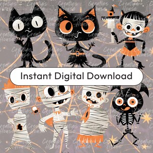 Halloween Clipart Cute Mummy Clipart Ghost Halloween PNG Spooky ...