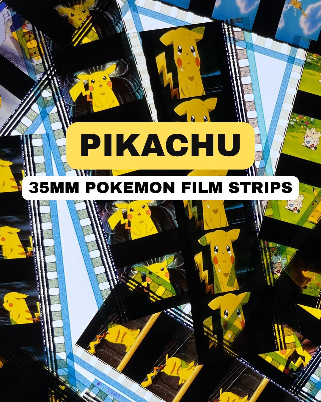 PIKACHU Pokémon 35mm Film Strips (random) Vintage Authentic Pokémon ...