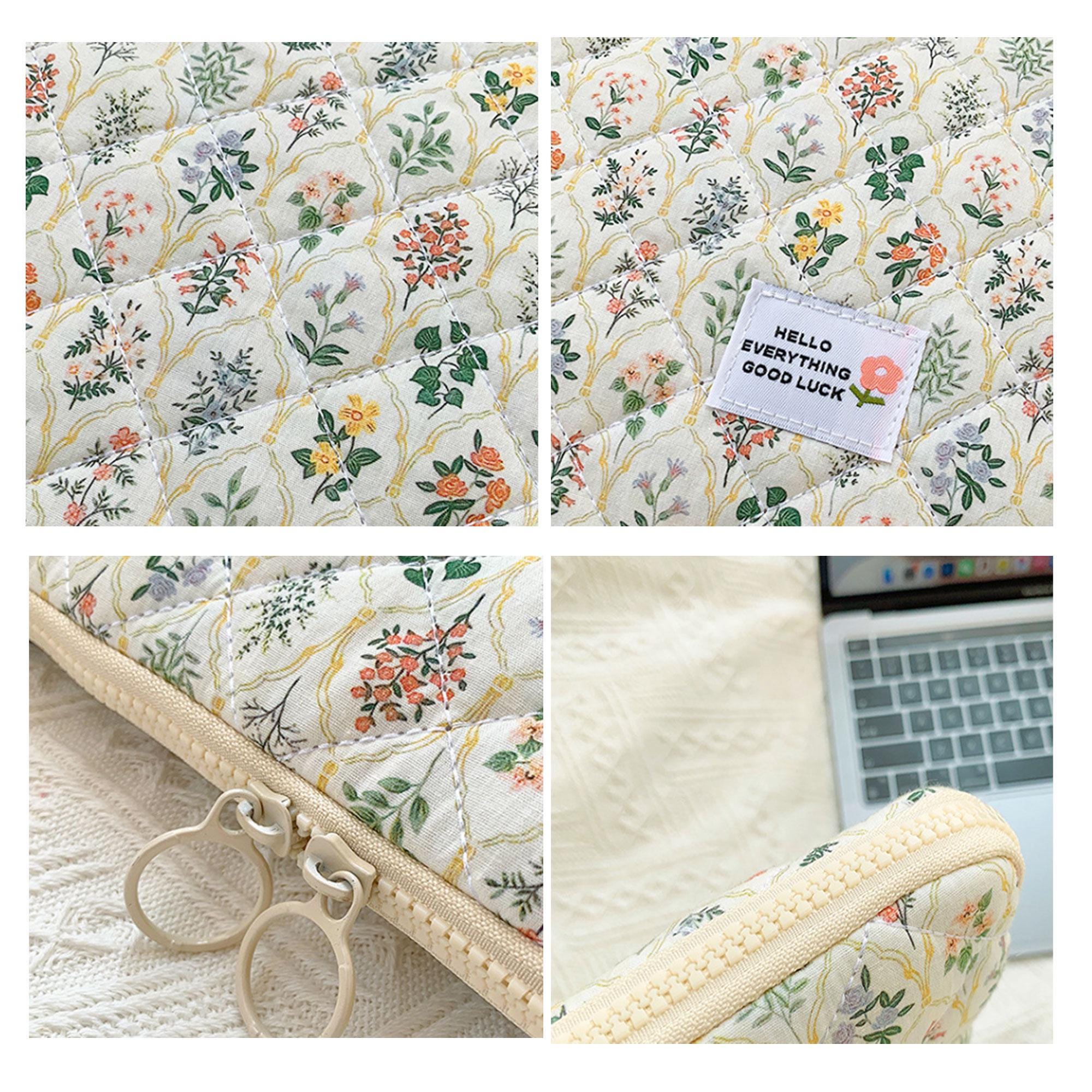 Custom Classic Pink Floral Laptop Bag, 11/13/15inch Minimalist iPad Air ...