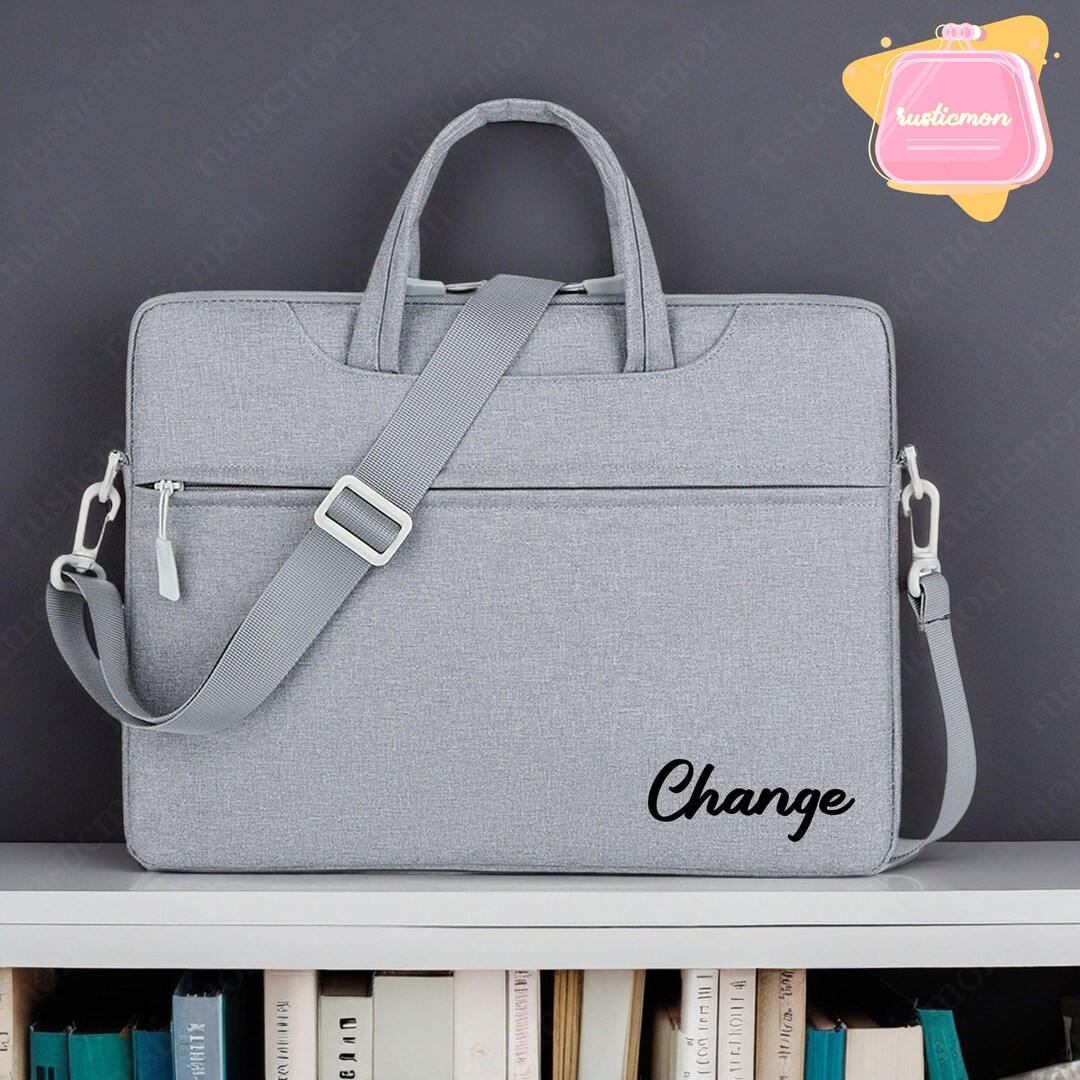 Personalized Name Laptop Bag, Custom Laptop Sleeve, Customized Logo or ...