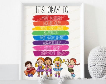 DIGITAL DOWNLOAD - Classroom Poster - Inclusive - Elementary School - Homeschool Poster ...