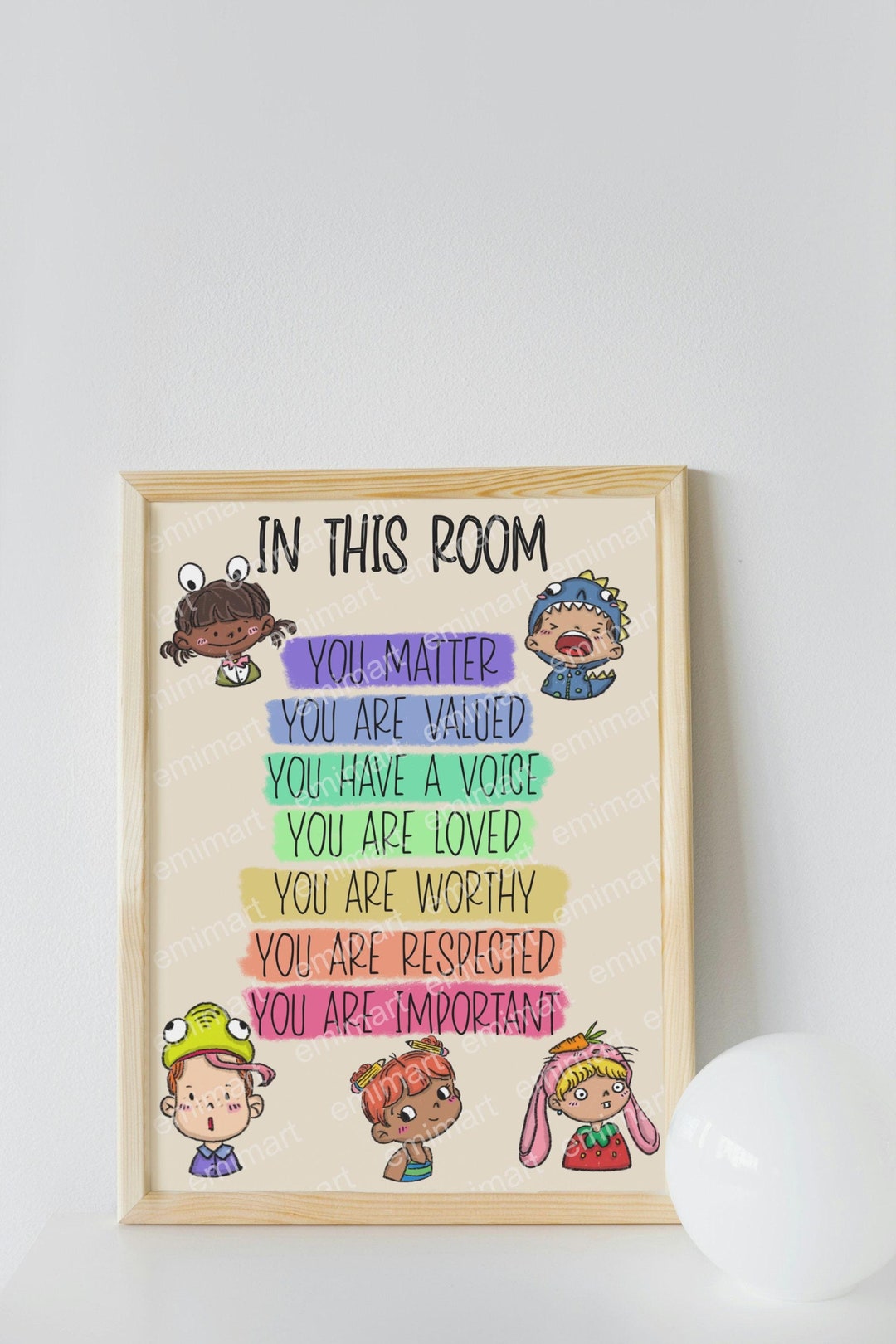 DIGITAL DOWNLOAD - Classroom Poster - Inclusive - Elementary School ...