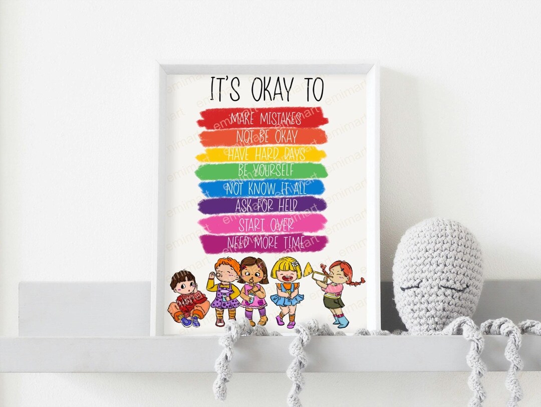 DIGITAL DOWNLOAD - It's Okay to - Positivity - Inclusive - Classroom ...
