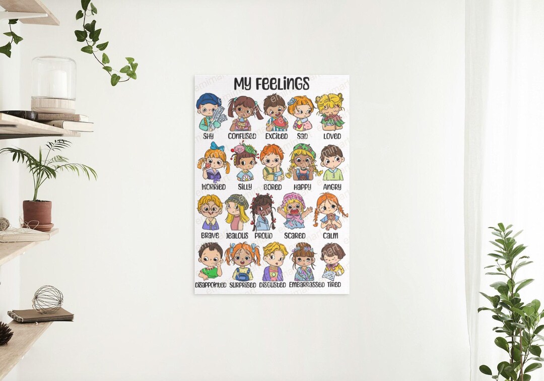 DIGITAL DOWNLOAD - My Feelings Poster - Poster of Emotions - Home ...