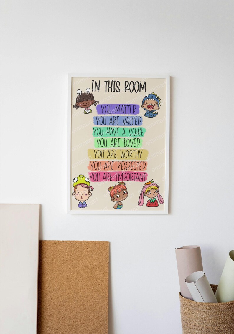 DIGITAL DOWNLOAD - Classroom Poster - Inclusive - Elementary School ...