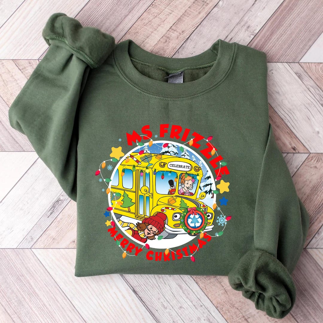 The Magic School Bus Christmas Png, Ms Frizzle Christmas Png, Take ...