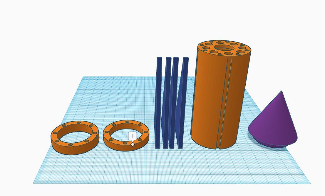 3D Printed Model Rocket Files - Etsy