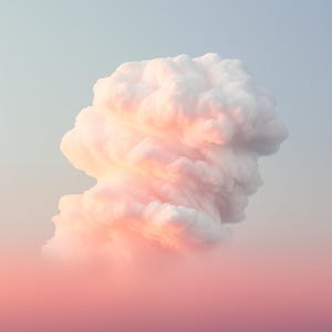 Cloud Shapes Art Print, Pastel Clouds, Dreamy Wall Decor, Pastel Sky ...
