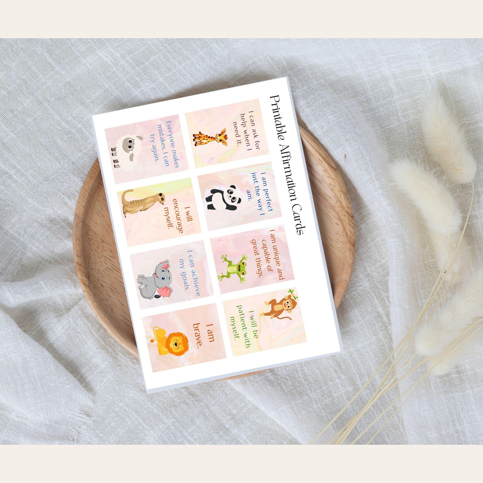 Positive Encouragement Cards for Kids Affirmation Cards Children Lunch ...