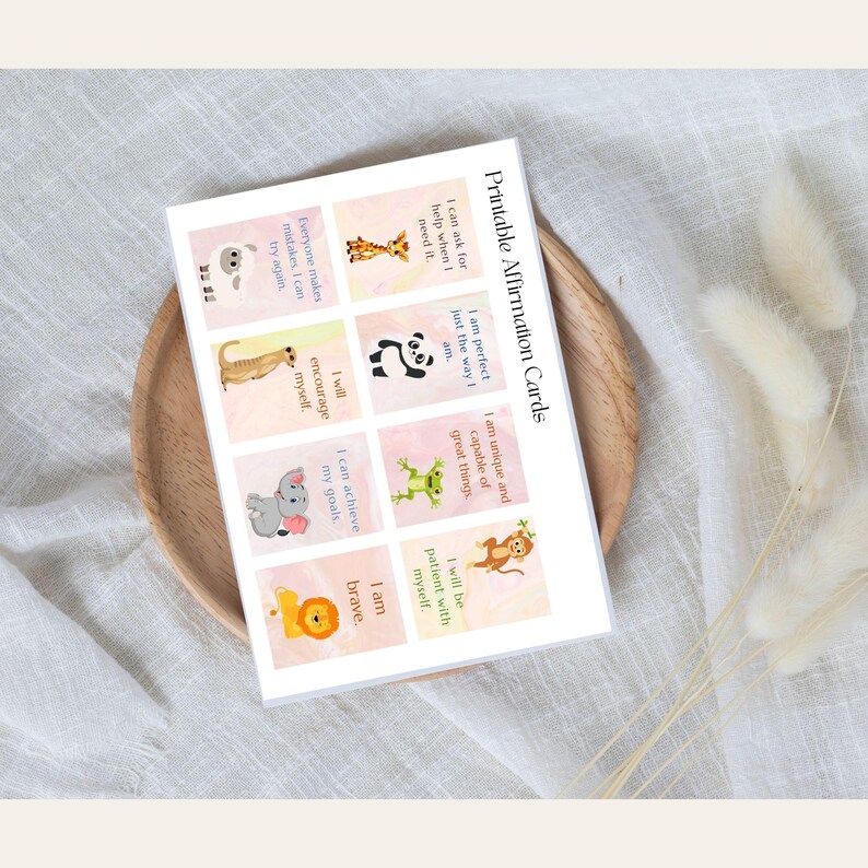 Positive Encouragement Cards for Kids Affirmation Cards Children Lunch ...