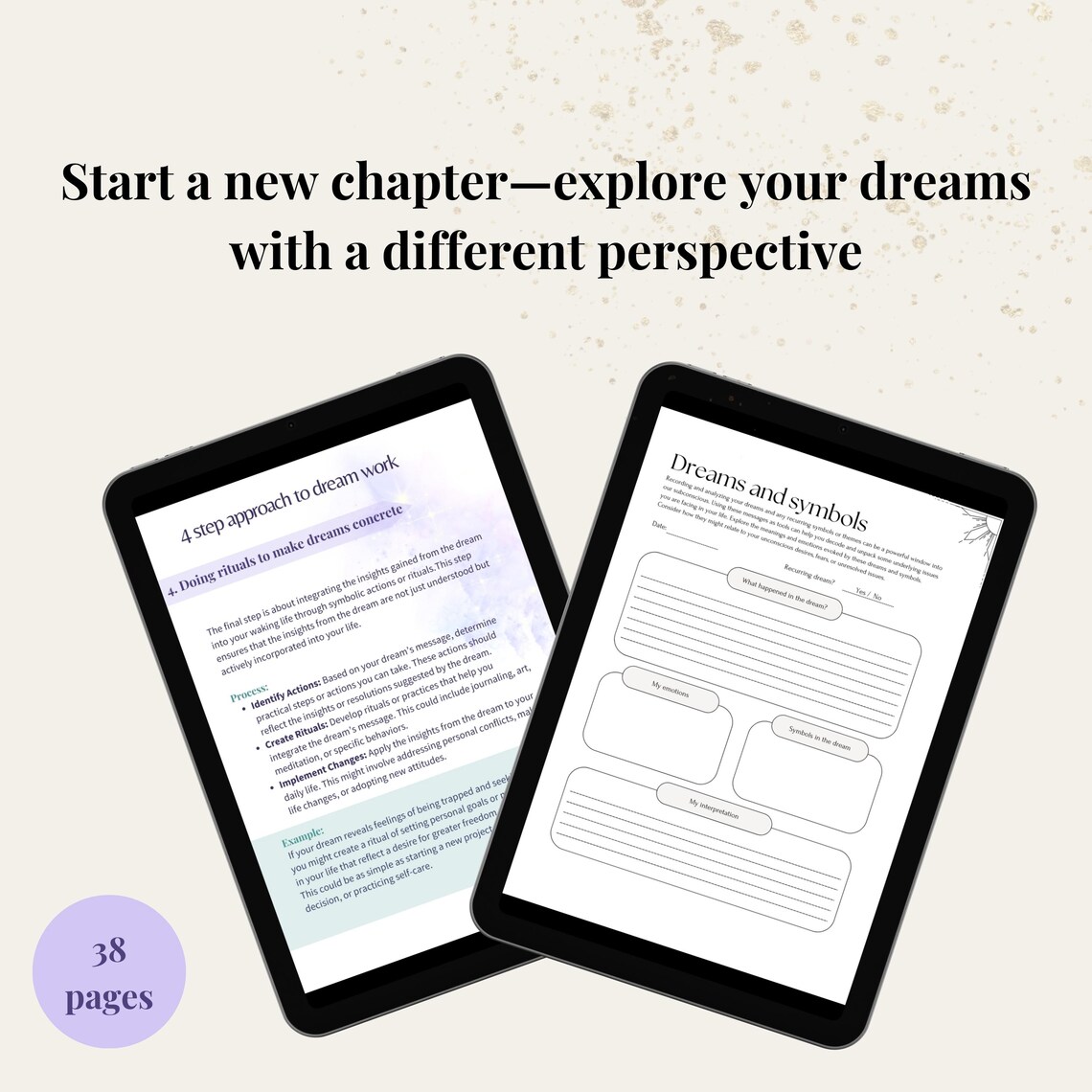 Dream Interpretation Guide Dream Tracker Dream Journal Lucid Dreams ...