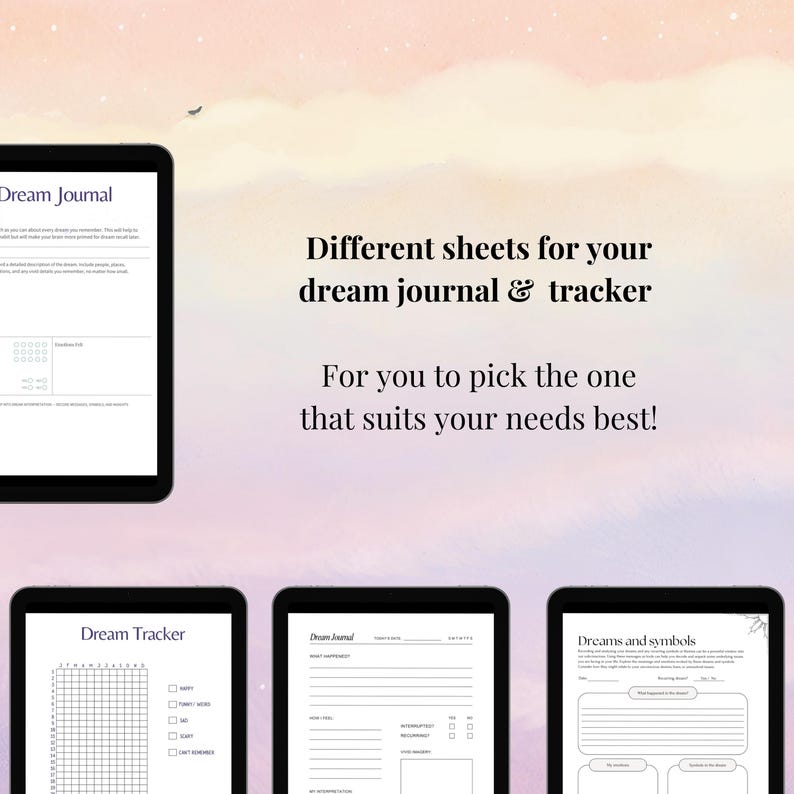 Dream Interpretation Guide Dream Tracker Dream Journal Lucid Dreams ...
