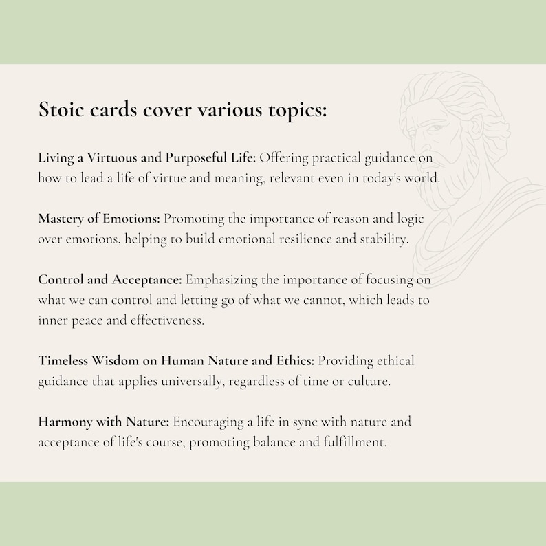 Stoic Quote Cards Stoicism Daily Stoic Affirmation Cards Marcus ...
