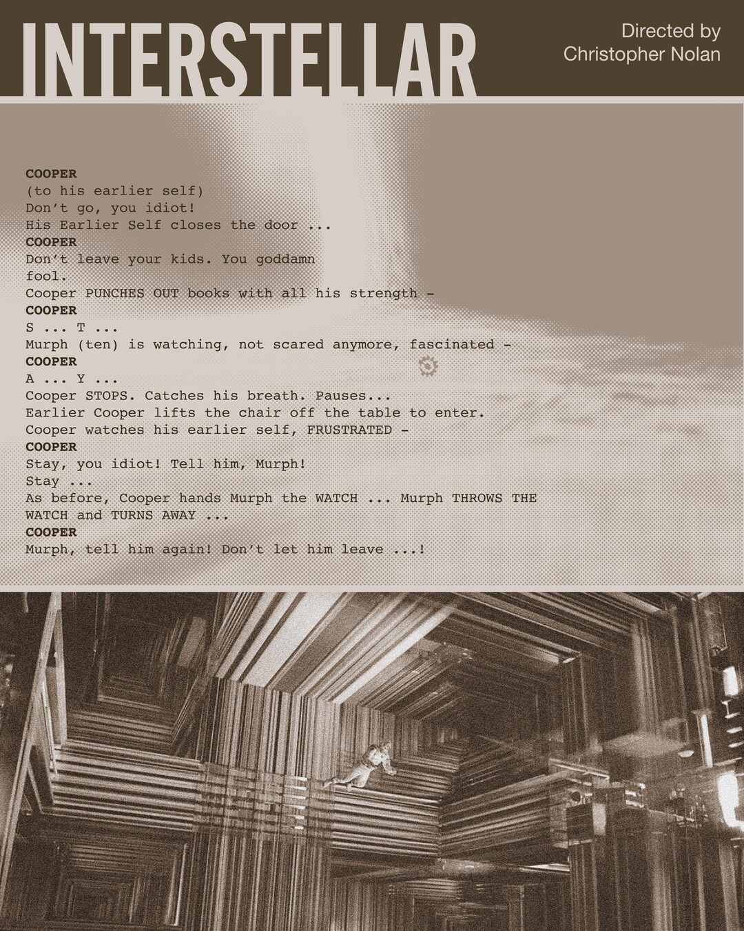 Interstellar Library Scene Poster - Etsy