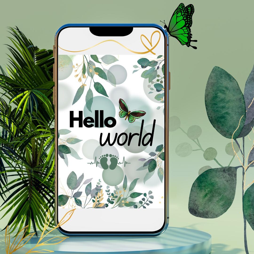 Month Card Template, Digital Month Card, Printable Month Cards ...