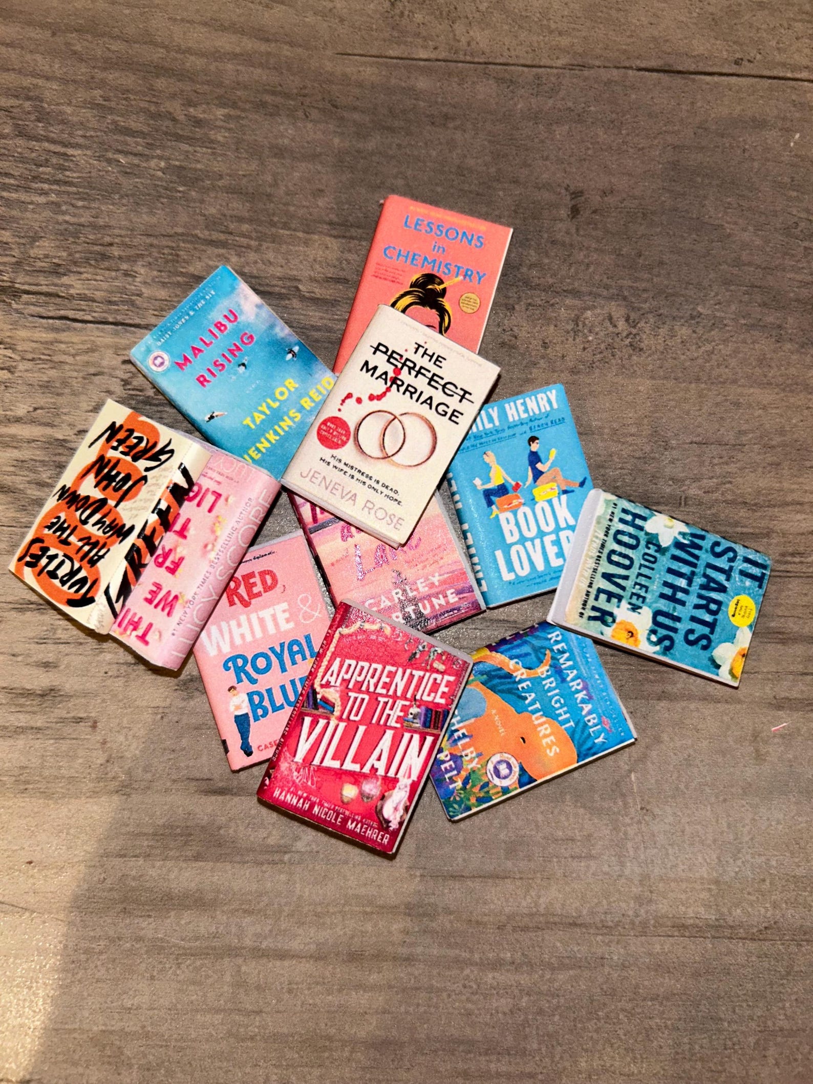 Custom Mini Book Ornament, Personalized Book Gift, Year of Books ...