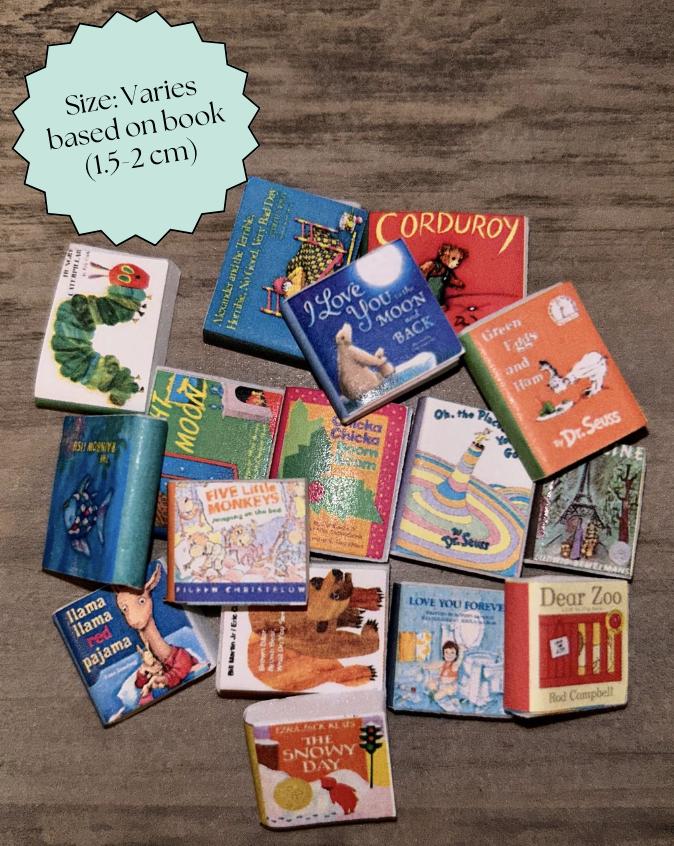 Custom Mini Book Jar, Personalized Miniature Book Collection - Etsy