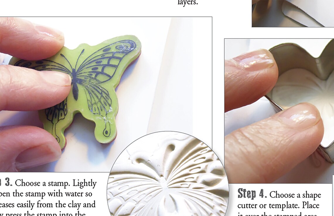 Polymer Clay Tutorial How to Step by Step Pretty Grunge | Etsy