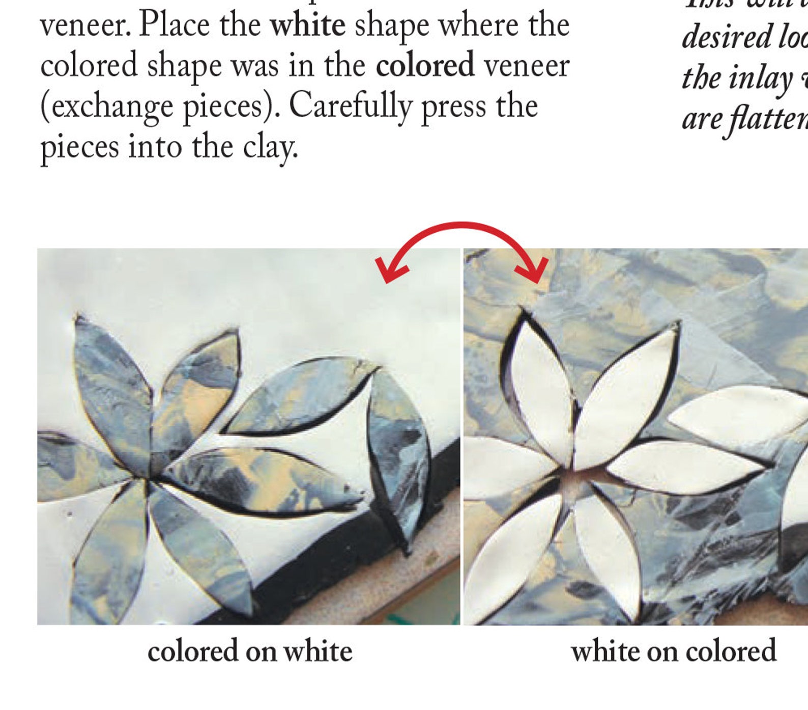Polymer Clay Tutorial How to Step by Step Inlay Technique for Polymer ...