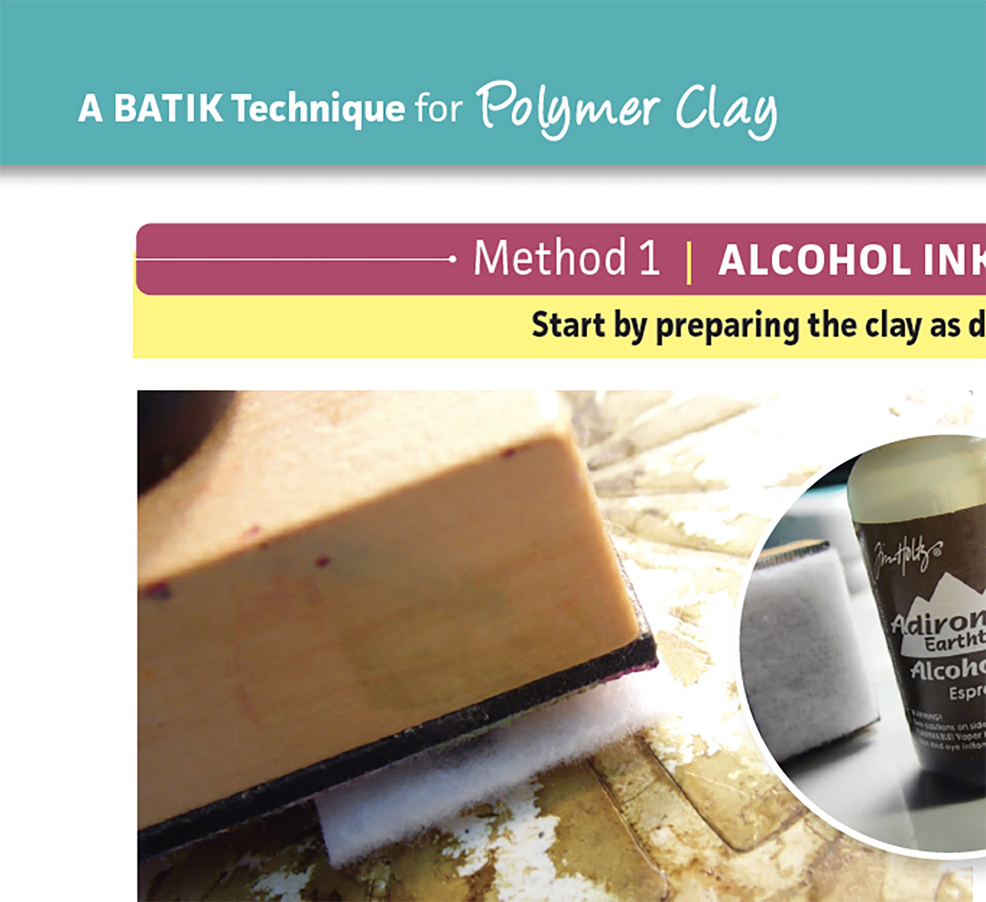 Polymer Clay Tutorial How to Step by Step A Batik Technique - Etsy Canada