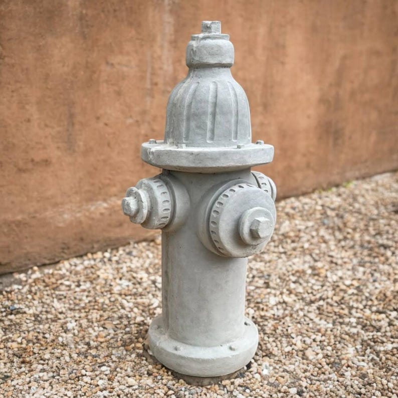 Detailed Hydrant Figure Beton Hydrant Statue Garden Stone Decoration ...