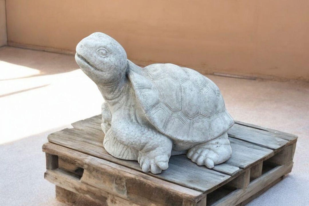 Garden Turtle Statue Lawn Tortoise Decoration Detailed Turtle Sculpture ...