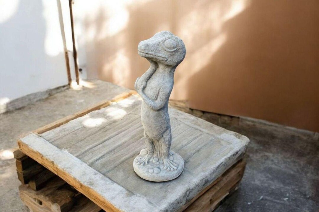 Lawn Gecko Figure Garden Animal Decor Yard Gecko Idea Stone Lizard ...