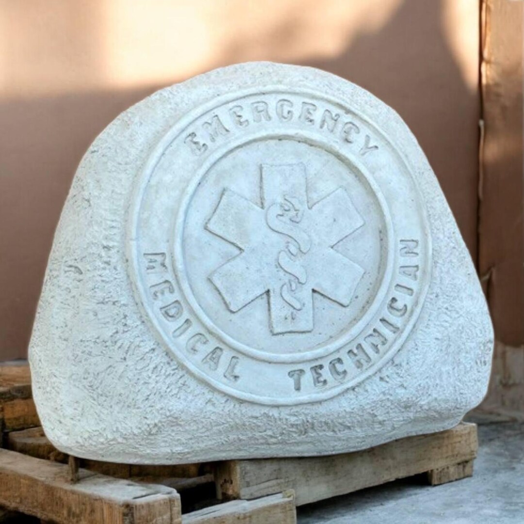 Garden Medical Rock Statue Concrete Doctor Gift Art Lawn Stone Idea ...