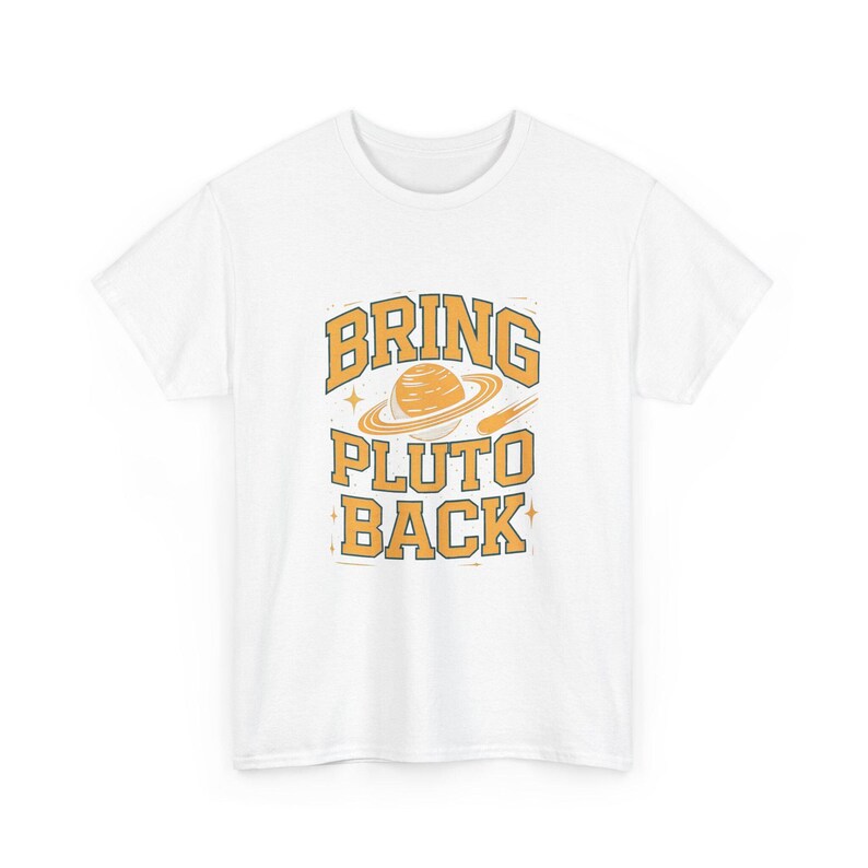 Bring Pluto Back T-shirt - Aesthetic Unisex Pluto Tee, Retro Space ...
